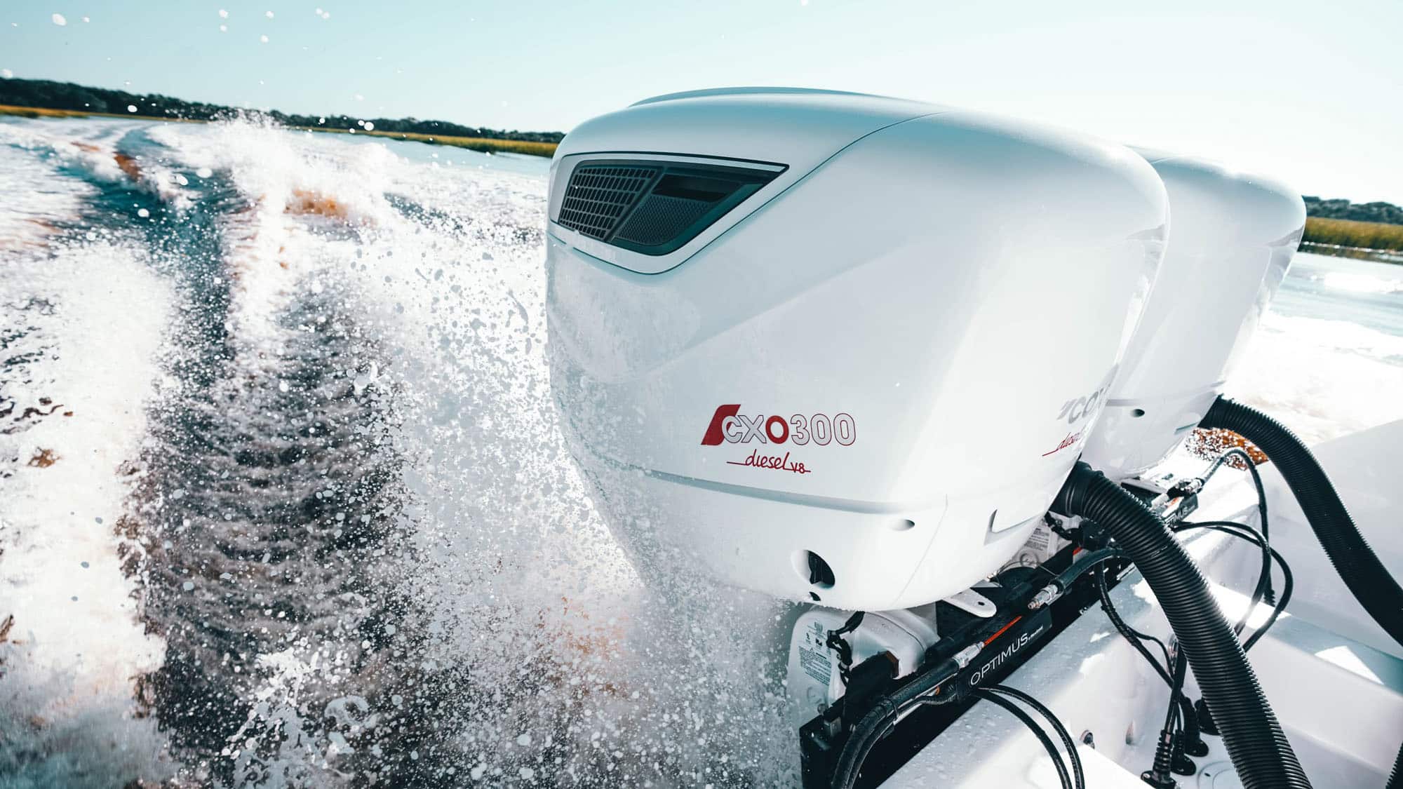 Cox Powertrain 300 hp Diesel Outboard Motor Test