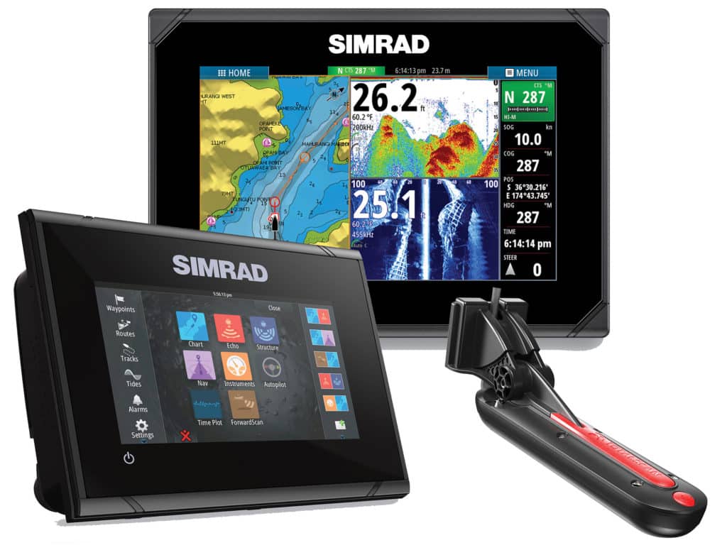 Simrad GO5 and GO7 XSE Chart Plotter/Sonar Combos | Sport Fishing Mag