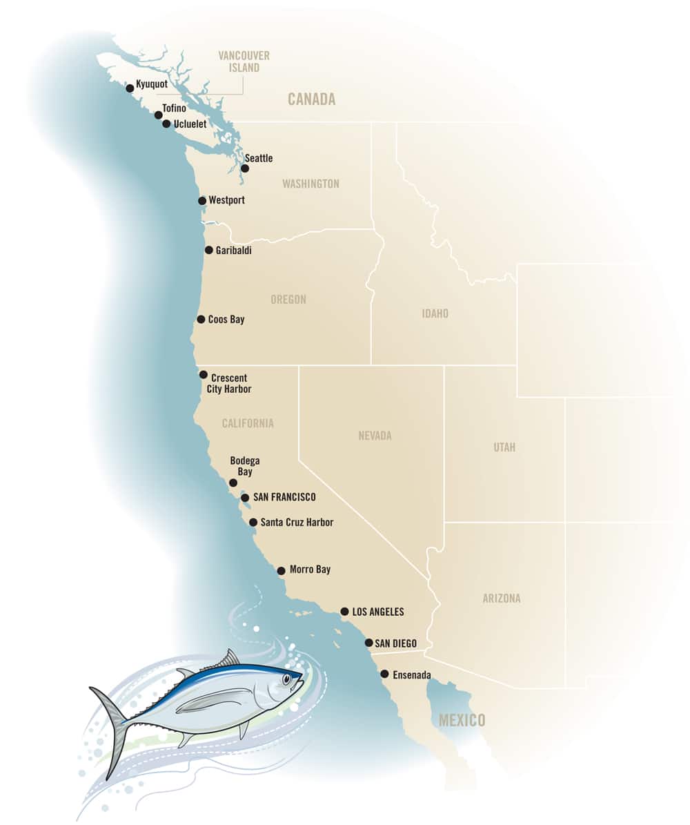 Best Places to Catch Pacific Albacore | Sport Fishing Mag